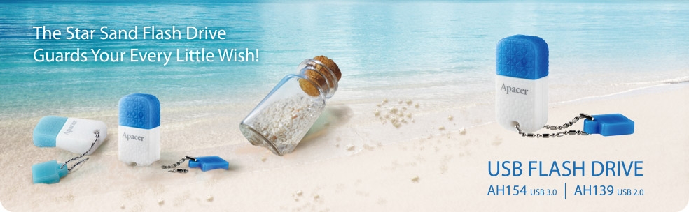 Apacer 64GB AH154 USB Flash Drive - Cap Holder Design With (AP64GAH154U ...